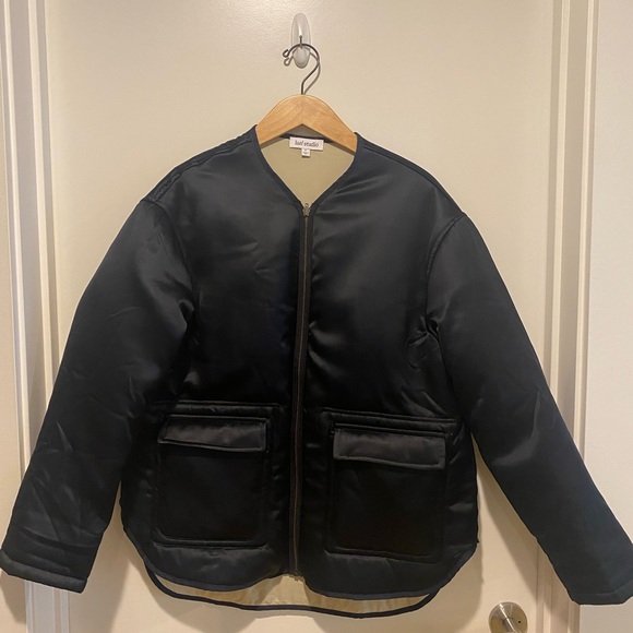 Luel Studio | Jackets & Coats | Luel Studio Sloan Reversible Satin ...